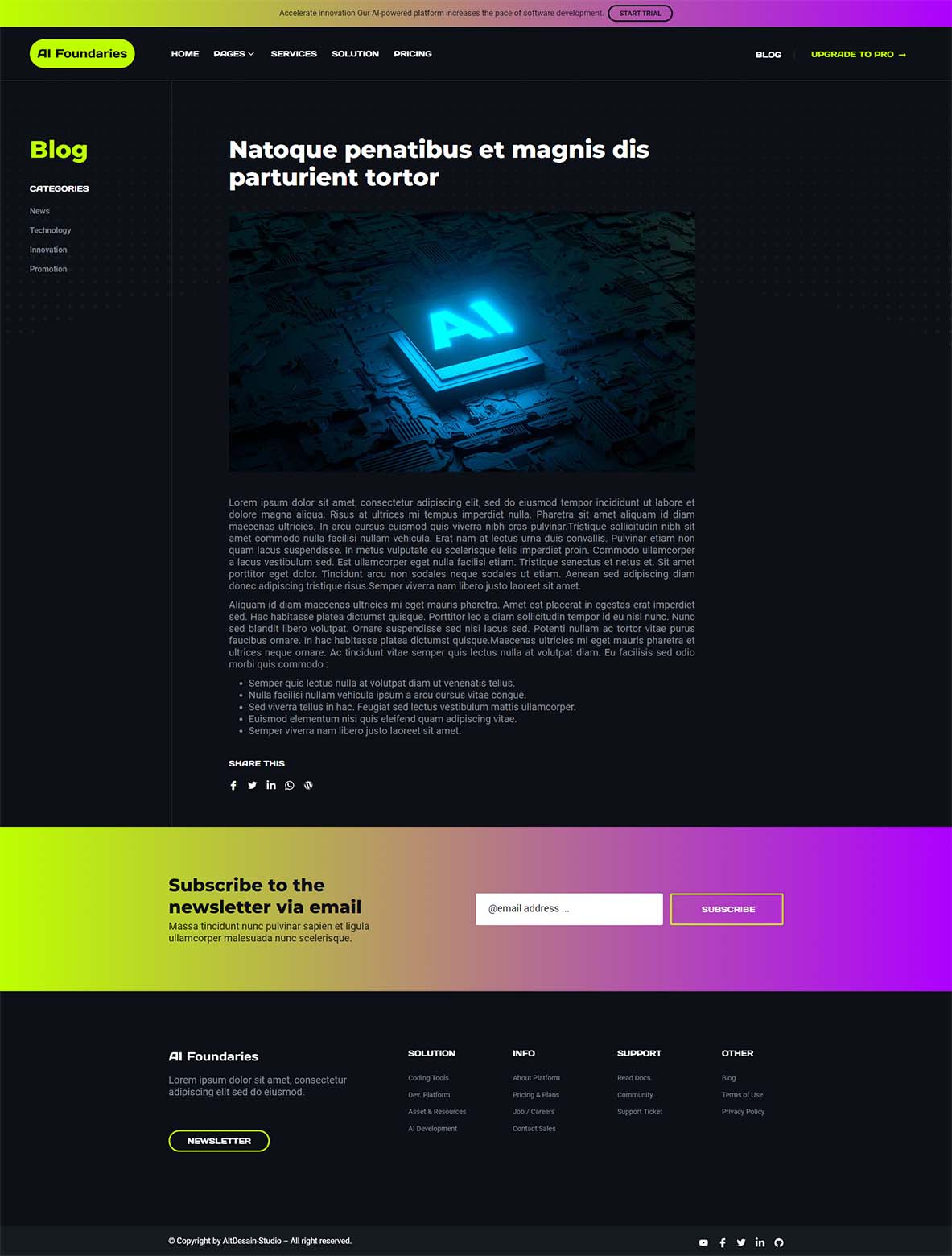 AI Foundaries - Software Developer Platform Elementor Template Kit by Alt-Desain